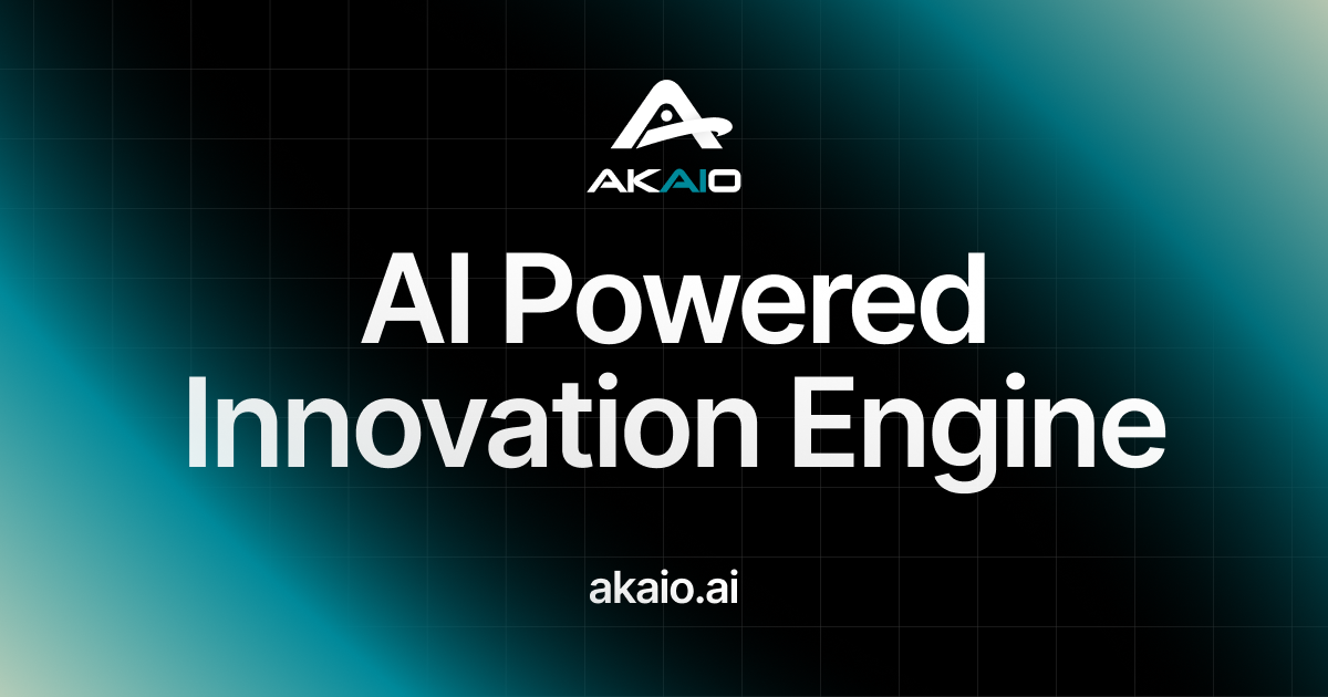 Akaio : AI Powered Innovation Engine